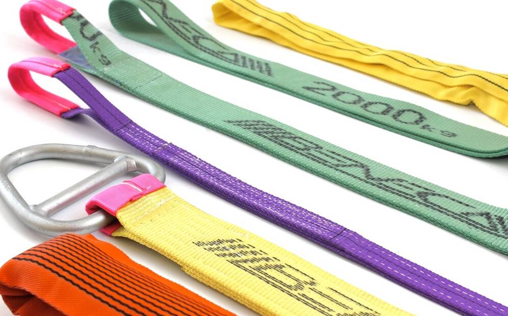 Manufacturer of web slings, Round slings, Lashing straps & one way ...