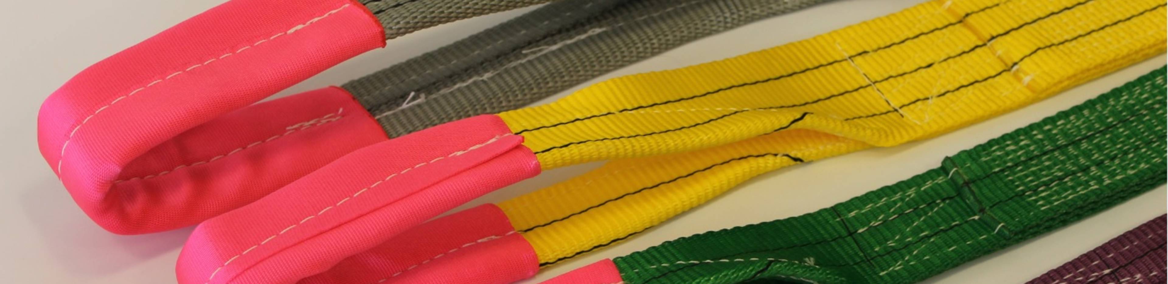 LIFTING SLINGS IN POLYESTER WITH REINFORCED EYES • EYE/EYE SLINGS SWL ...