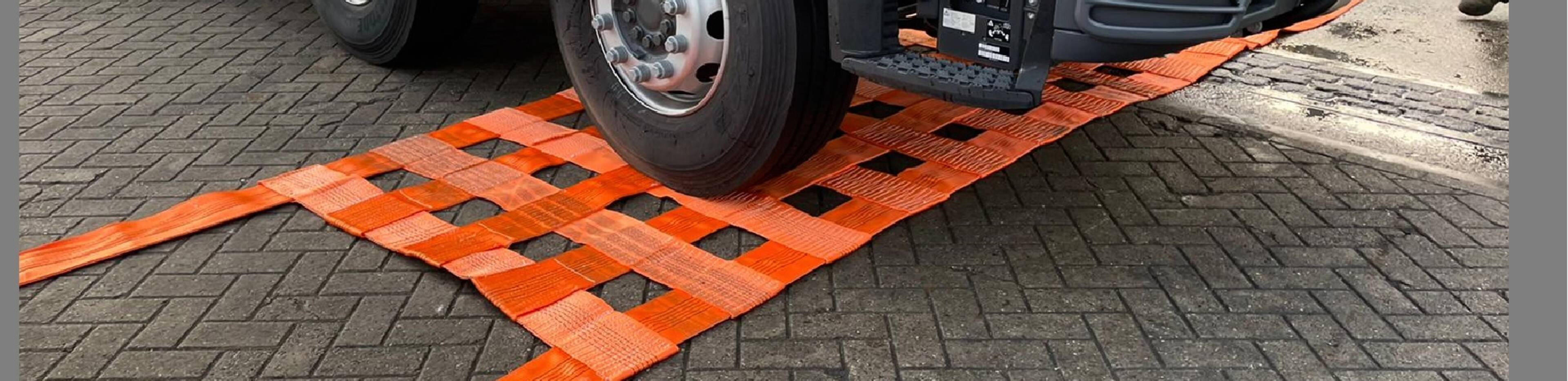 WHEEL NET in web slings • VEHICLE HOISTING NET – Allweb